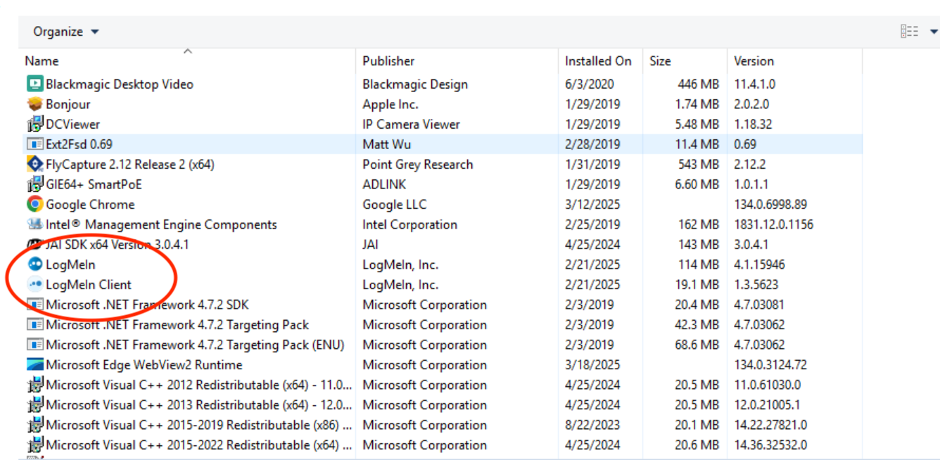 Installing the LogMeIn Desktop Application
